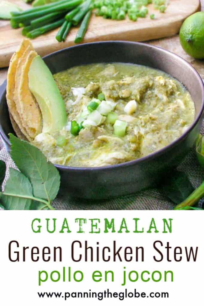 Guatemalan Green Chicken Stew: Pollo en Jocon recipe