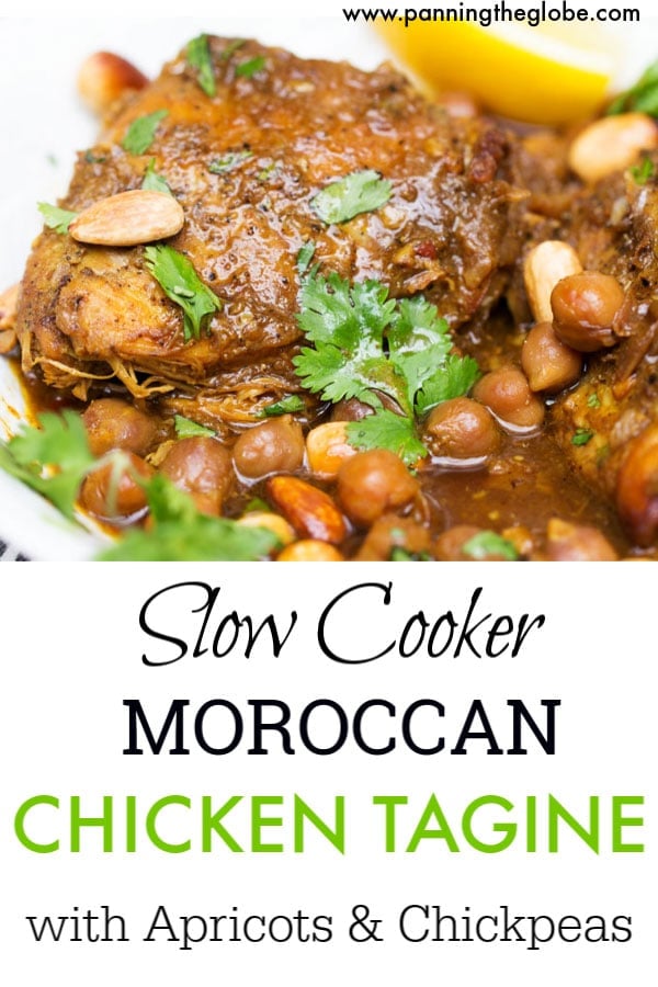 Slow Cooker Chicken Tagine with Apricots and Chickpeas