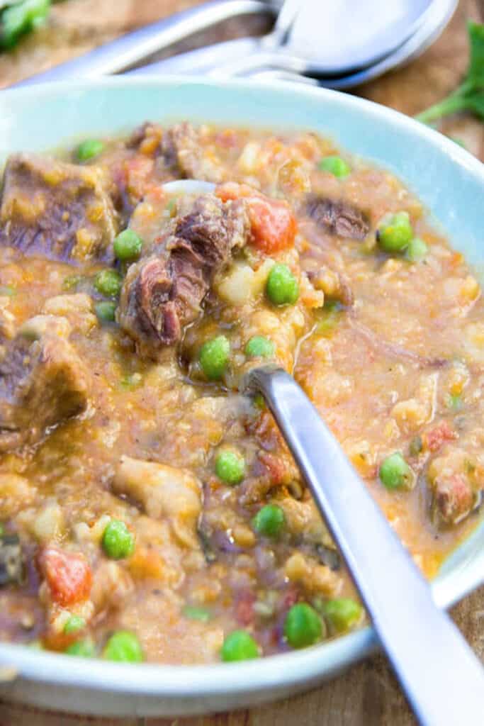 Minestrone Soup with Beef l Panning The Globe