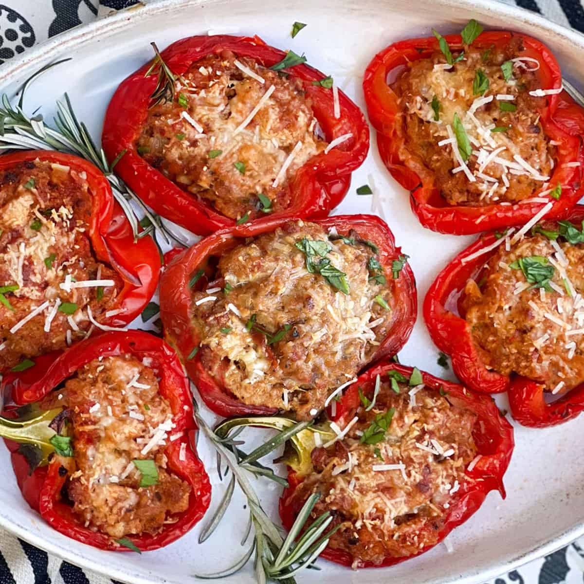 The Most Delicious Stuffed Peppers!