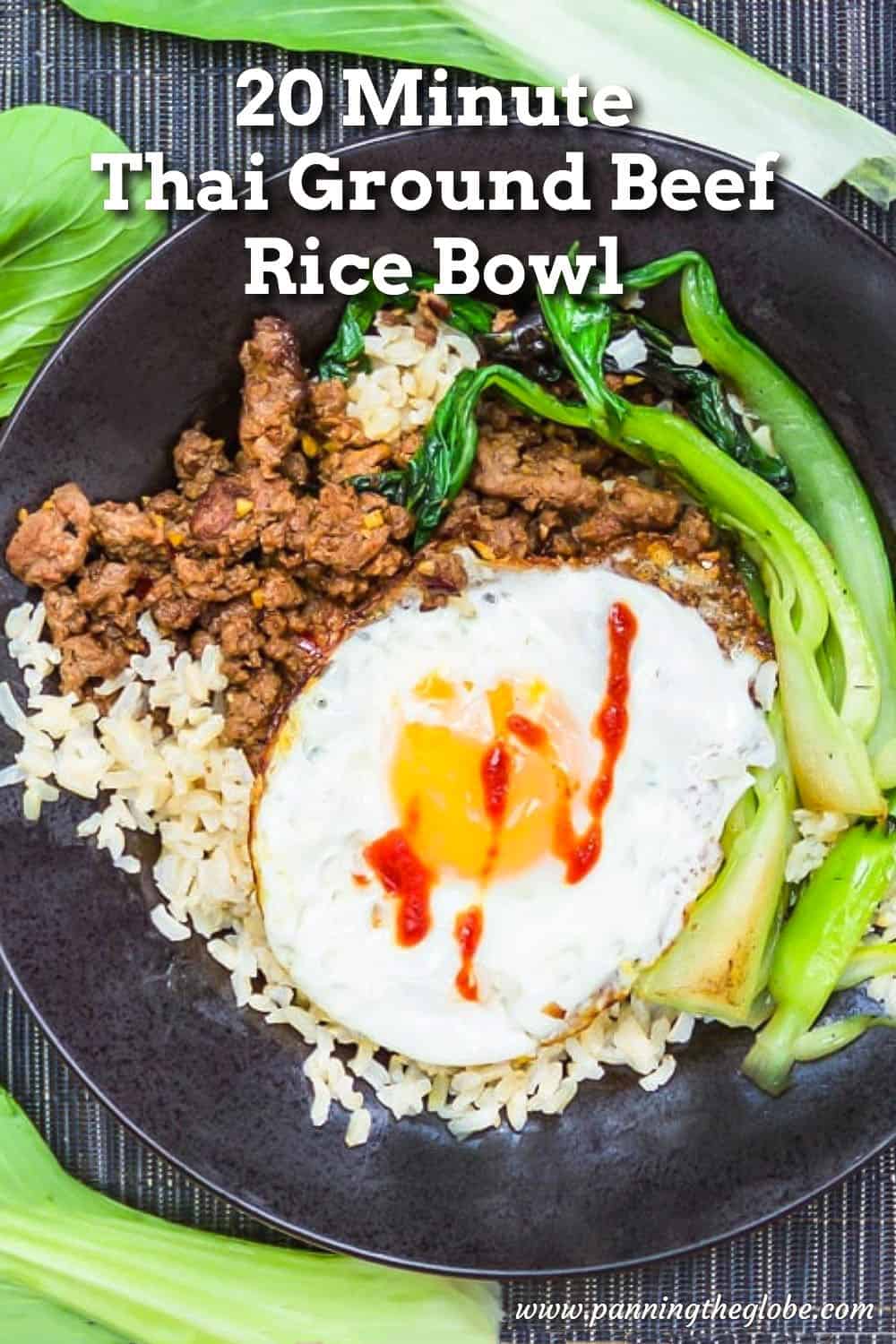 Quick Thai Beef Rice Bowl Recipe l Panning the Globe