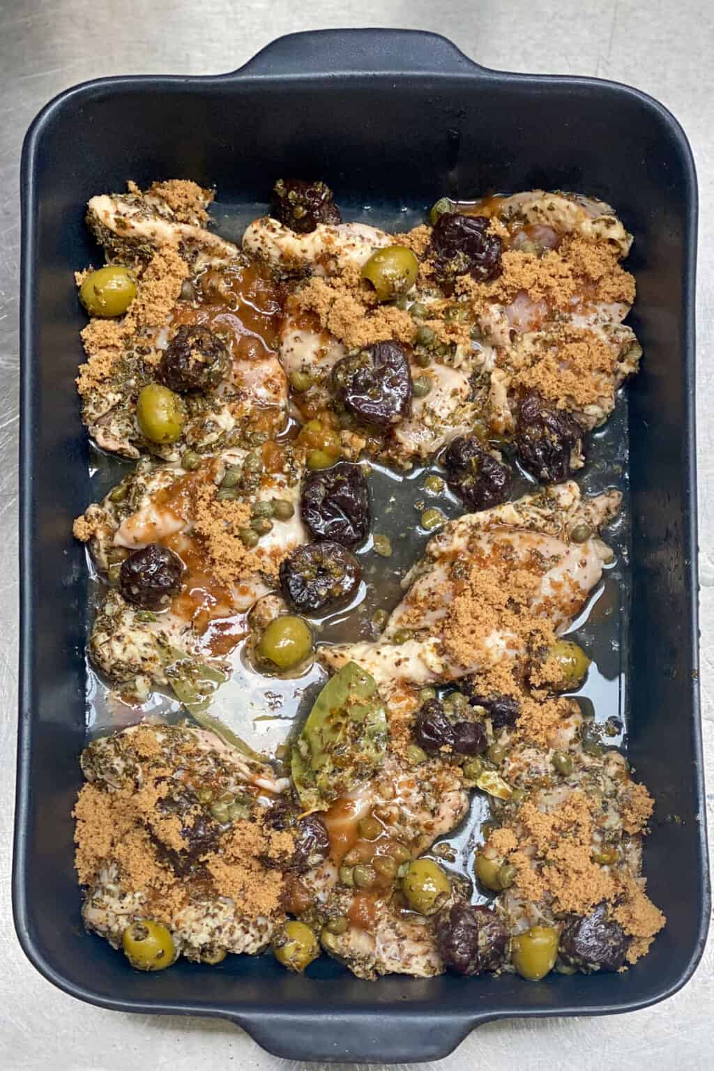 Chicken Marbella from The Silver Palate