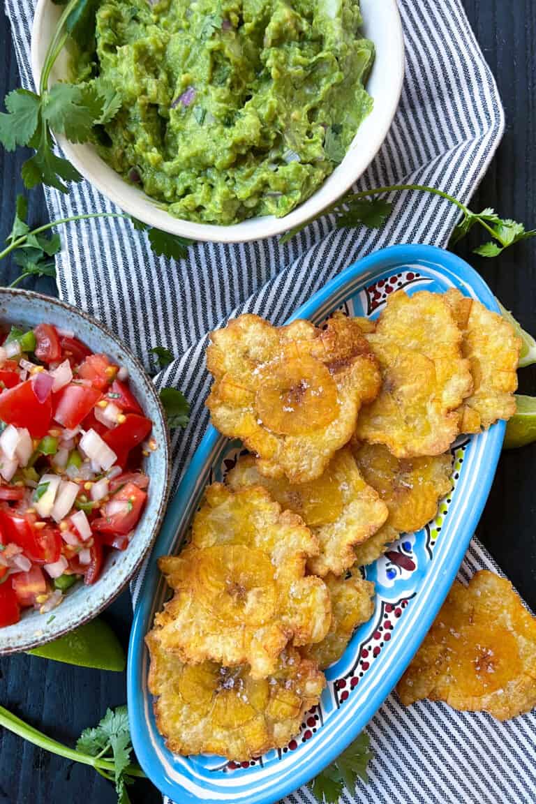 Patacones: Fried Green Plantains l Panning The Globe