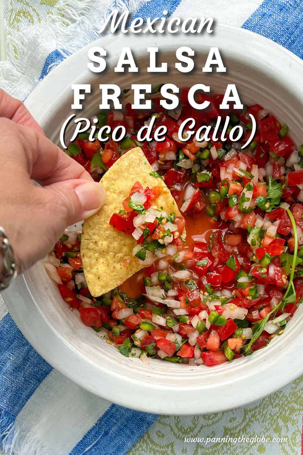 Salsa Fresca Recipe l Panning The Globe